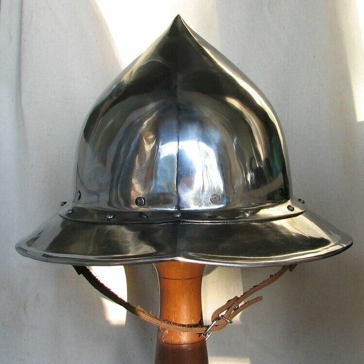 Medieval Knight Kettle Hat Helmet Spanish Infantry Armor LARP Role-Play ...