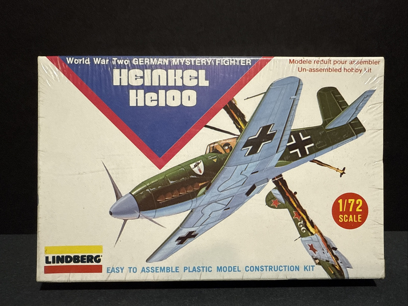 Lindberg Heinkel He100 German Mystery Fighter Airplane Model Kit 1/72 ...