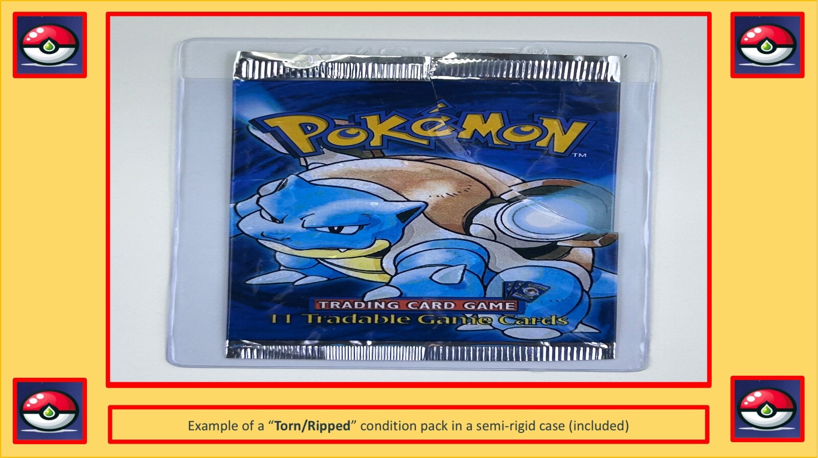 ☘️🔥💧⚡️ 1999 Pokemon First Ed. Stamped Base Set | Empty Booster Pack ...
