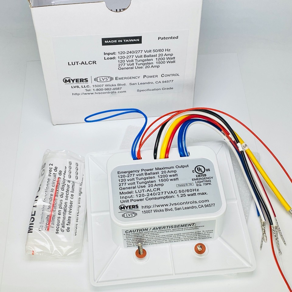LVS Emergency Power Control 120-240/277vac LUT-ALCR - NEW | eBay