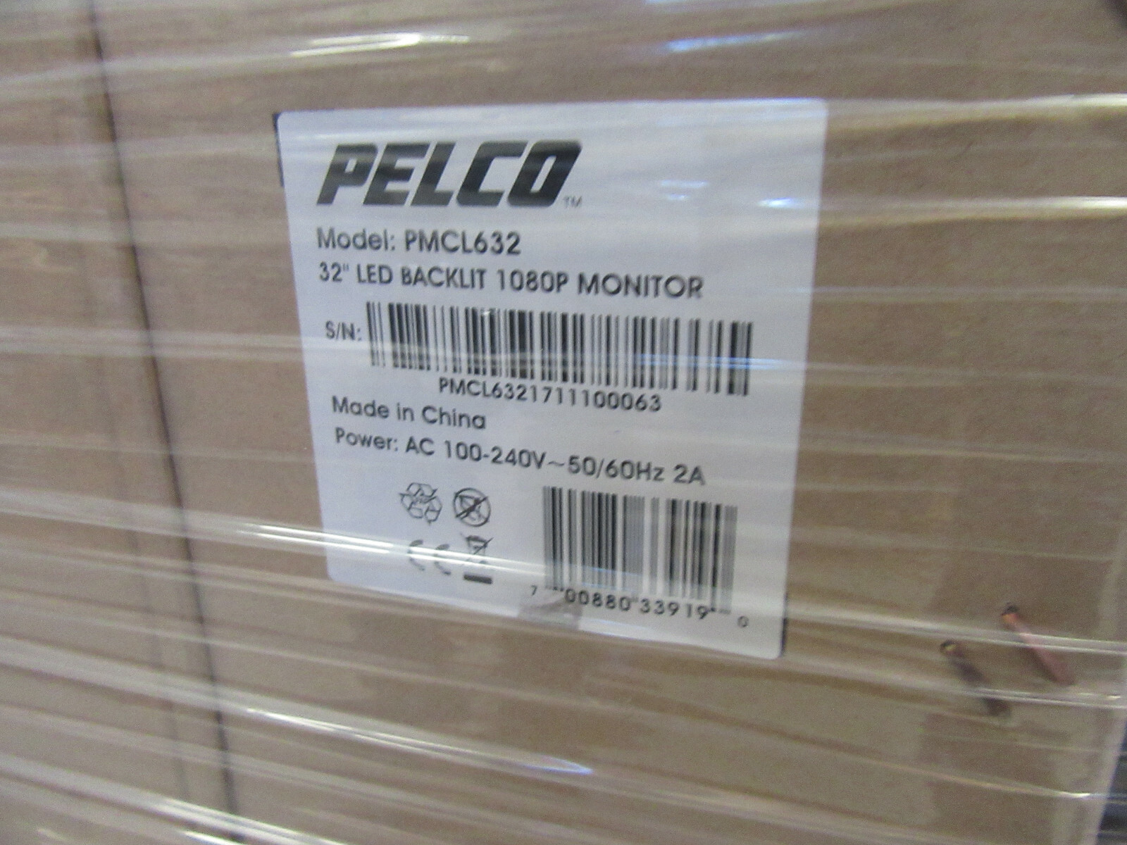 Pelco PMCL632 32" Full HD LCD Monitor - Black for sale online | eBay
