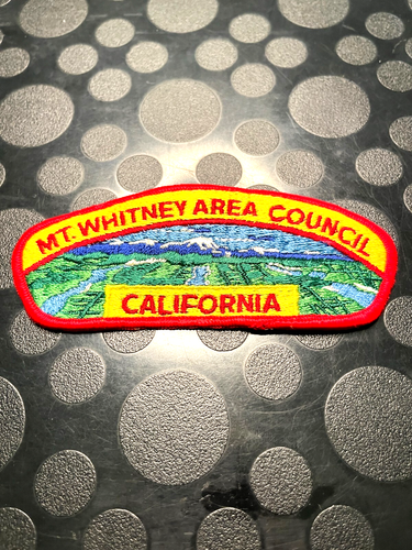 BSA MT. WHITNEY AREA COUNCIL CALIFORNIA S-1 SHOULDER PATCH JS | eBay.de