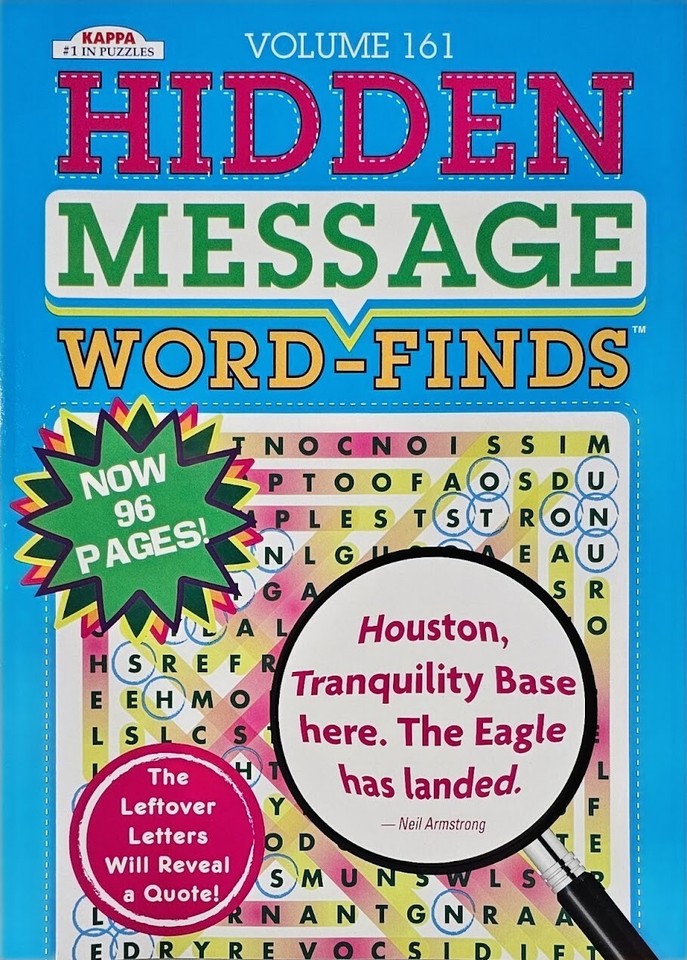 Kappa Hidden Message Word-Finds Puzzle Books, Large Selection of ...