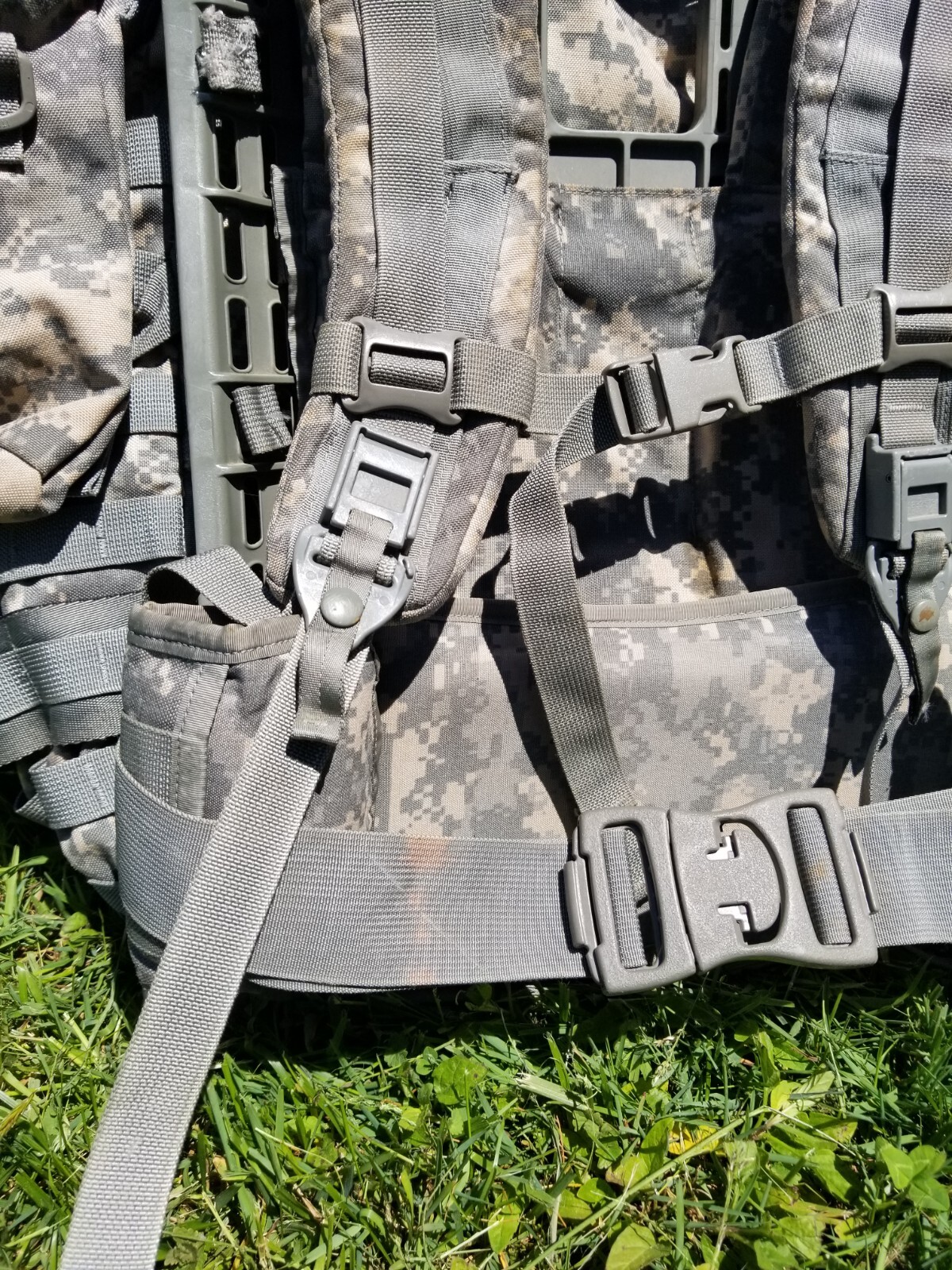 COMPLETE US MILITARY MOLLE II ACU Large Rucksack Field Pack Frame ...