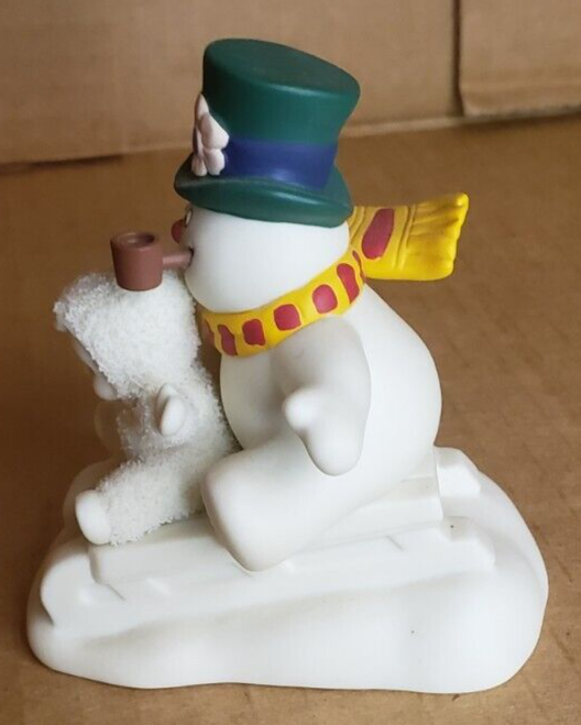 Vintage 2003 Dept. 56 Snowbabies "Fun with Frosty the Snowman" Figurine ...