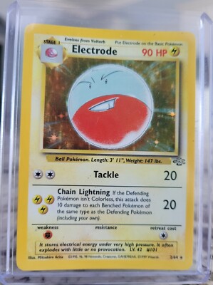 Pokémon TCG Electrode Jungle 2/64 Holo 1999-2000 Wizards Base Set ...