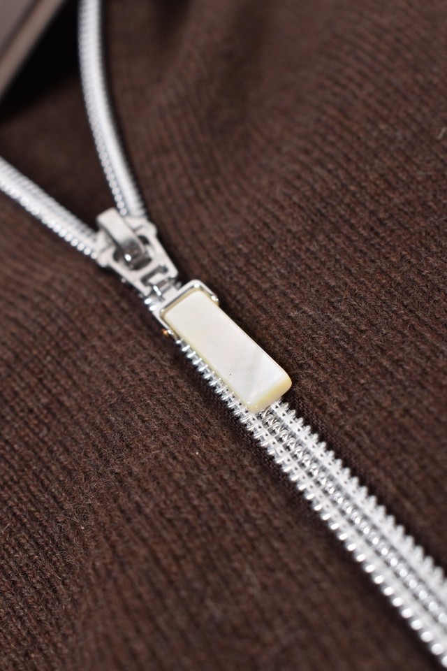 NEW Stile Latino (V. Attolini) cashmere full zip cardigan EU 56 US 46 ...