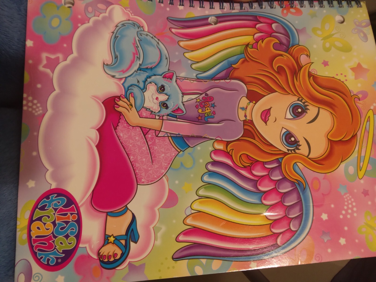 lisa frank angel notebook | eBay