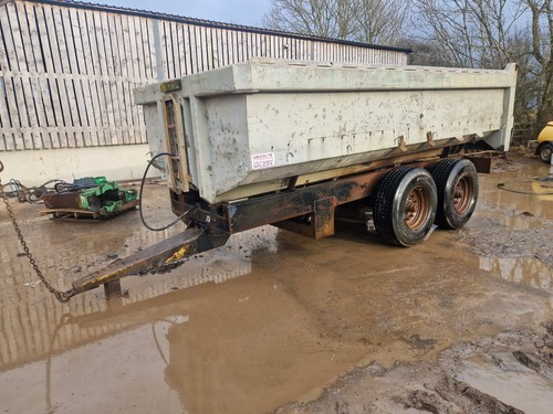 Wilcox dump trailer, corn commercial axles £2750 | eBay UK