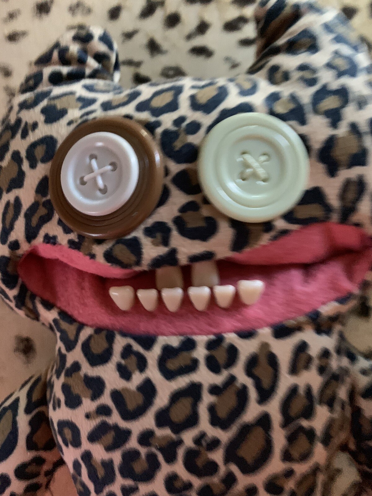 Fuggler Leopard Print Funny Ugly Monster Plush Toy Collectable Brand ...