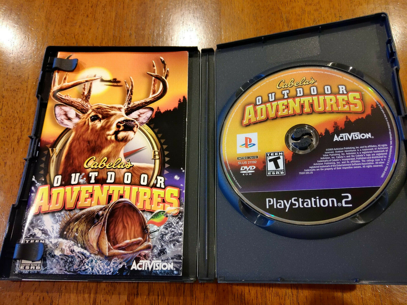 Cabela's Outdoor Adventures (Sony PlayStation 2, 2005) W/MANUAL PS2 ...