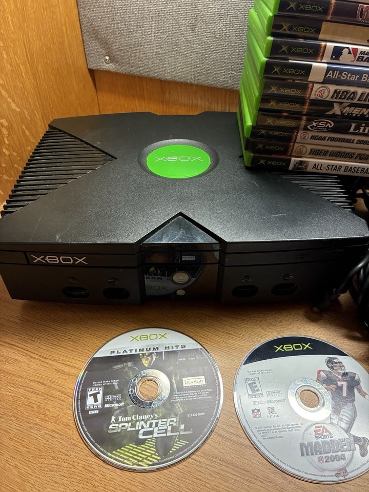 Original Xbox Console With Five Controllers and Games | eBay