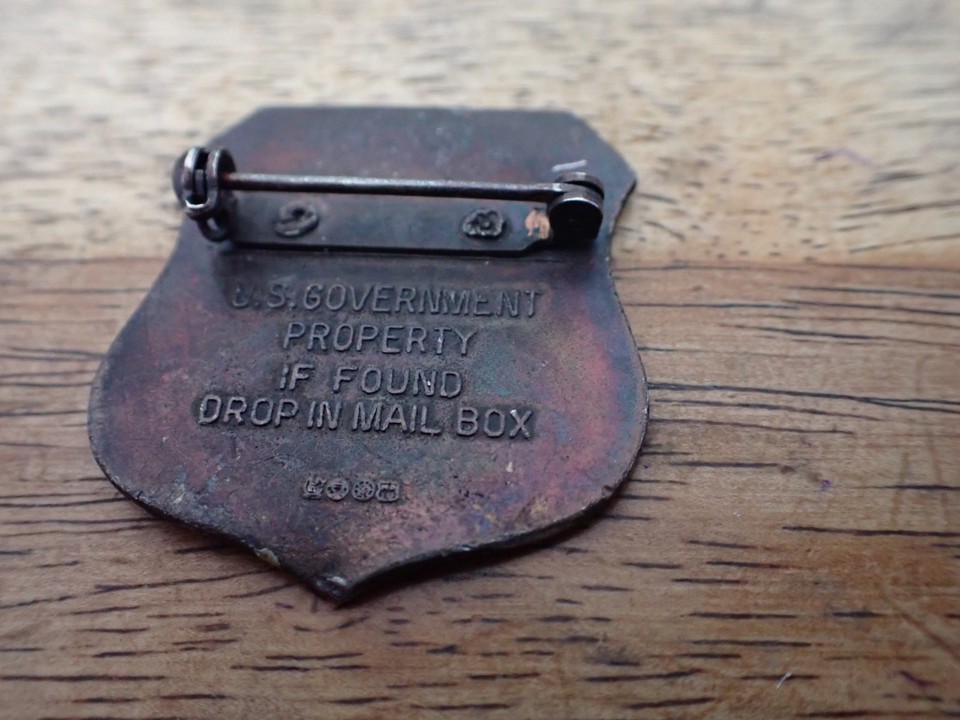 VINTAGE USPS US POST OFFICE EMPLOYEE ID BADGE 4457- Buffalo New York | eBay