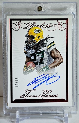2015 Flawless Eddie Lacy Ruby Team Panini Auto 10/15 | eBay
