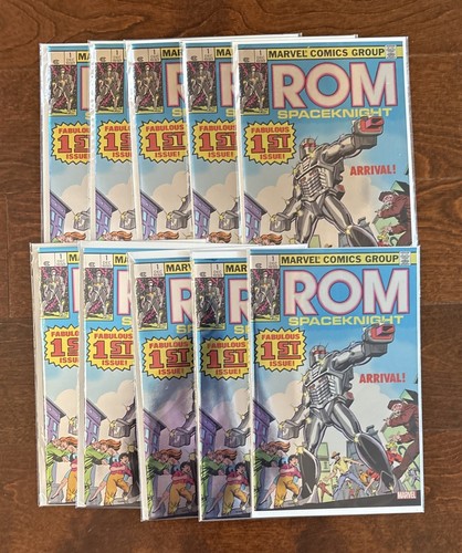 Rom Spaceknight #1 (1st Issue of ROM Marvel Comics Foil) - Lot Of 10 | eBay