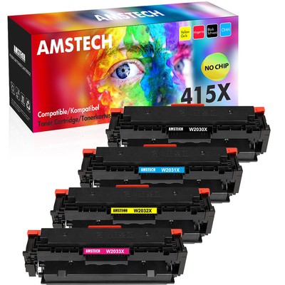 1-4XXL SET TONER für HP 415A/X LaserJet Pro M454 dn dw MFP M479 dw fdn ...