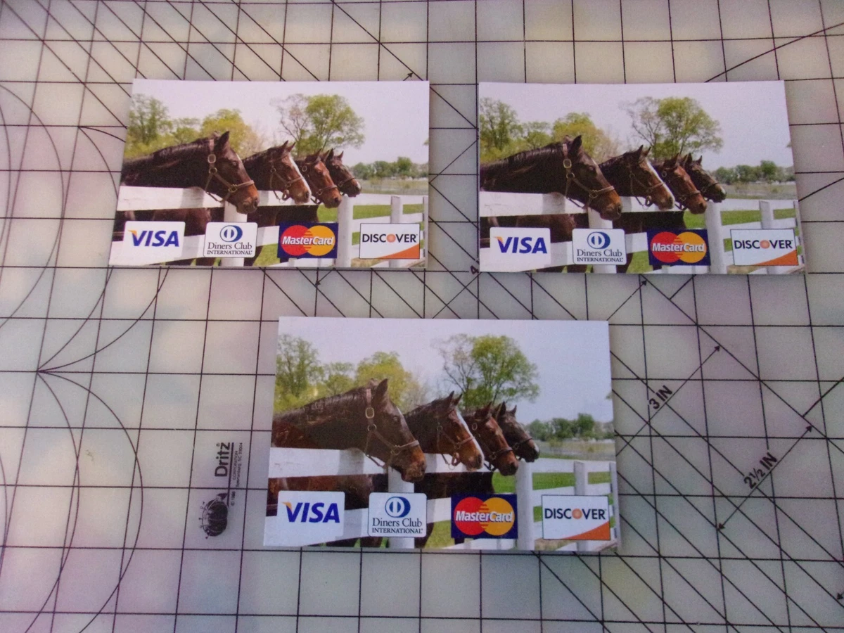 Credit Card Decals Signs