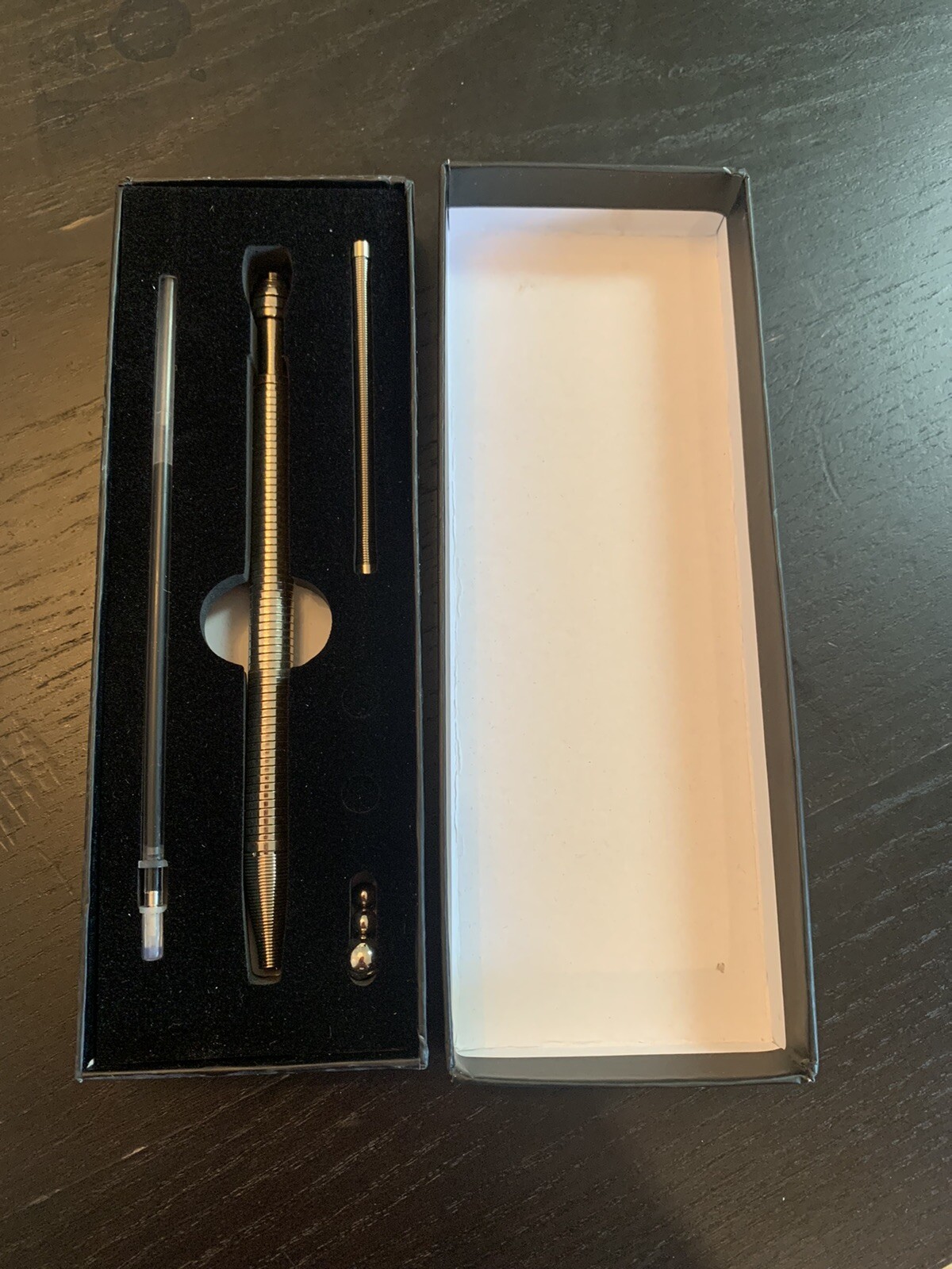 THINK INK PEN Magnetic Metal Roller Ball Pen Stress Autism Need | eBay