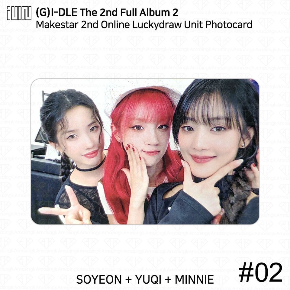 (G)I-DLE G-IDLE 2nd Full Album 2 Two Makestar 2nd Online Lucky Draw ...