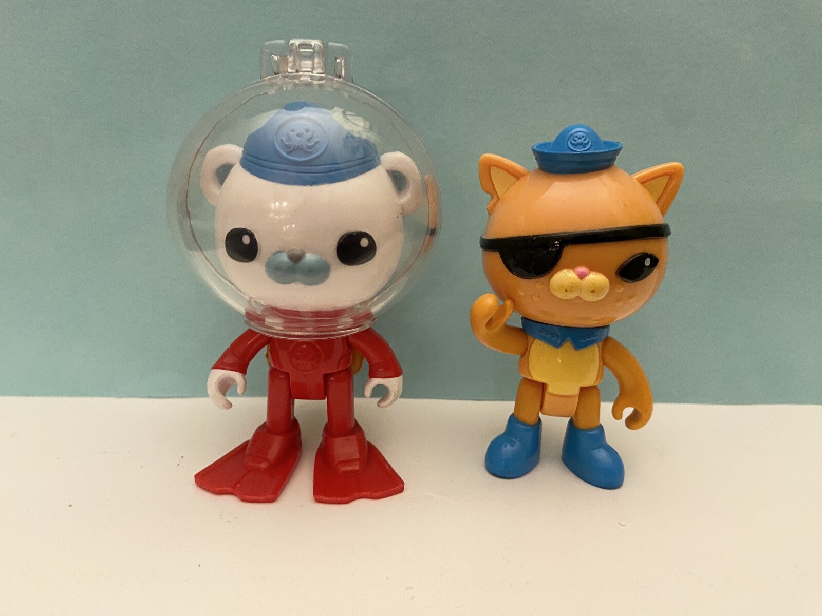 Octonauts Captain Barnacles Bear & Kwazii Figures Toy Mattel Set ...