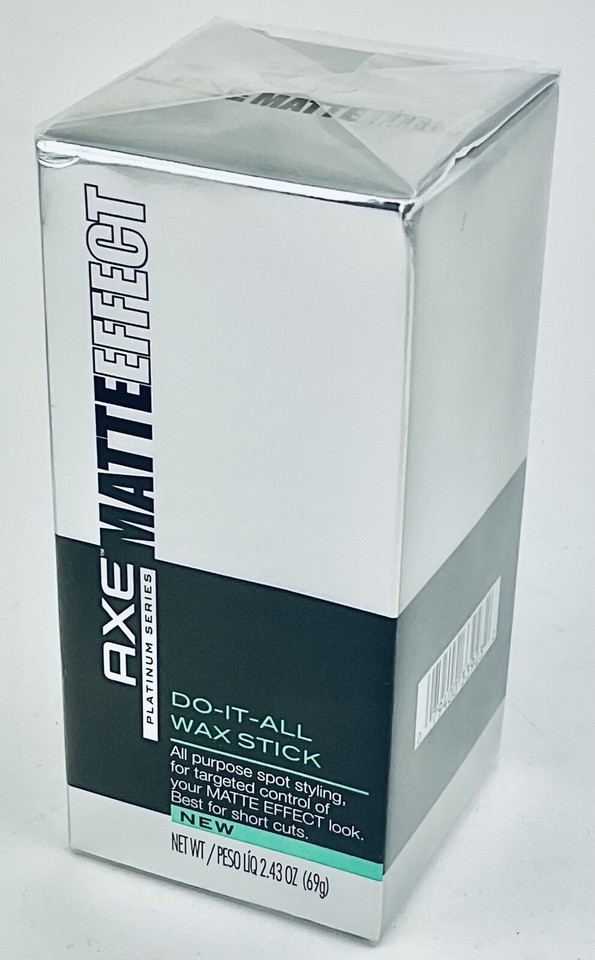 Axe Platinum Series Matte Effect Do It All Wax Stick Hair Discontinued ...