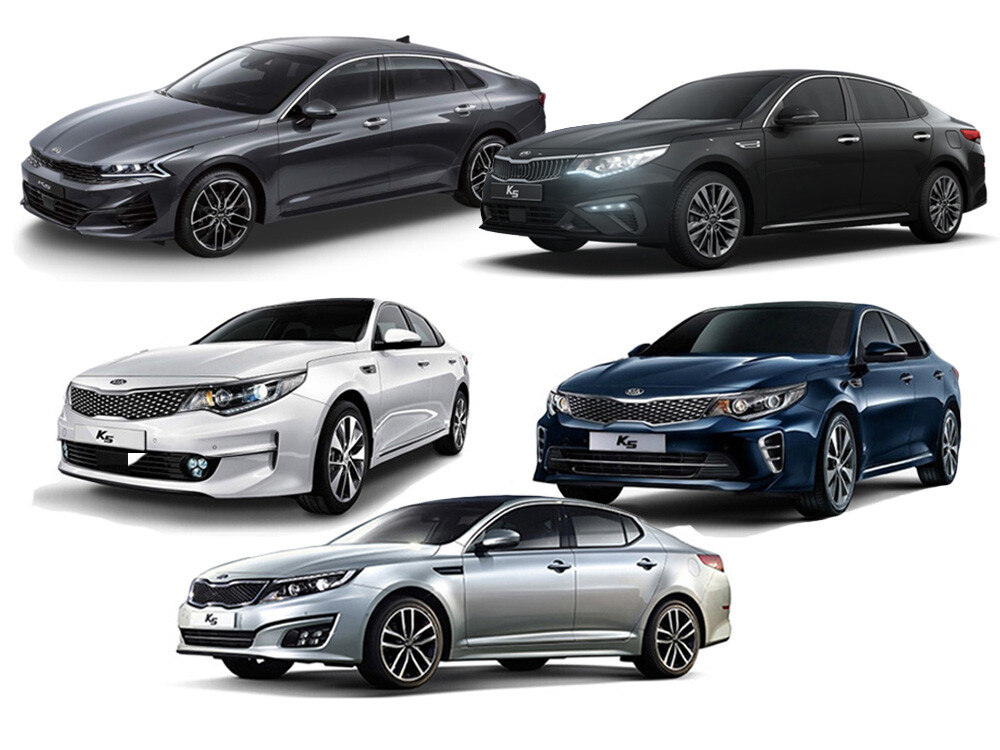 3D K Logo Emblem Red & Glossy Black 2pc (Fits: KIA 2011-2020 Optima K5 ...