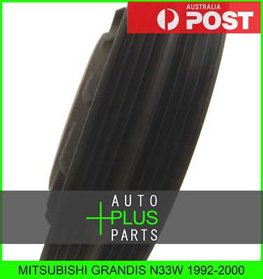 Fits MITSUBISHI GRANDIS N33W Crankshaft Pulley Belt Harmonic Balancer ...