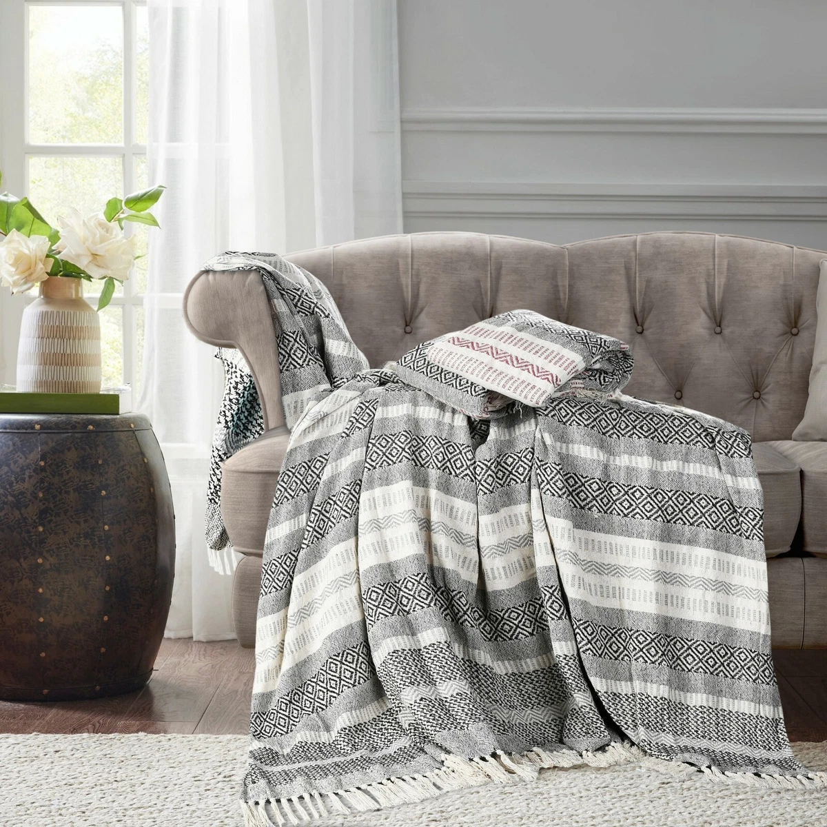 Jumbo Size Sofa Throws | Baci Living Room