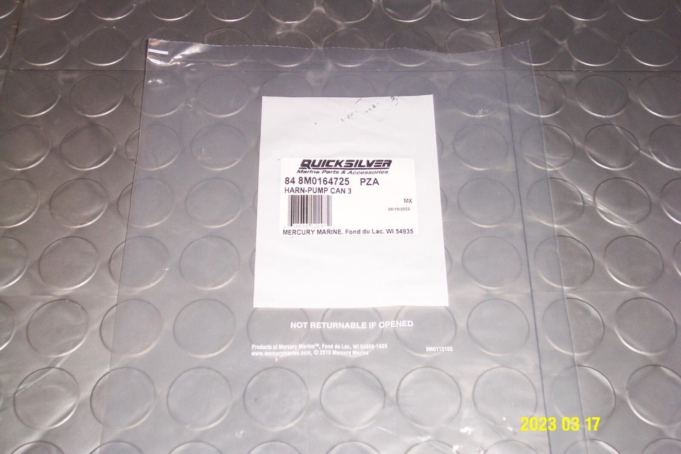 Mercury Marine Mercruiser Harness Pump CAN 3 Verado Power Steering OEM ...