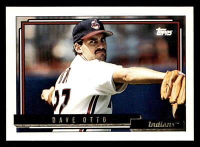 Dave Otto 1992 Topps Card #499 Cleveland Indians | eBay
