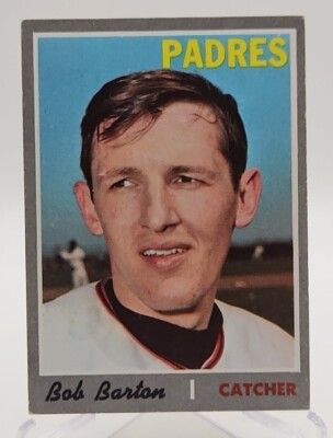 1970 Topps Baseball #352 Bob Barton Vintage San Diego Padres MLB ...