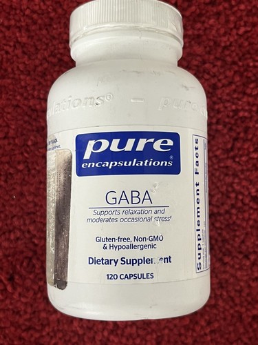 Pure Encapsulations GABA 120 Capsules Exp 7/24 | eBay