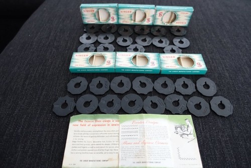 Vintage Singer Sewing Machine Six Box 31 Cam Set FREE POSTAGE | eBay ...