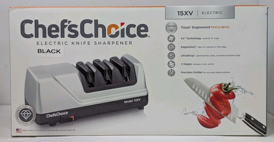 Chef's Choice Trizor 15 XV 15XV EdgeSelect Electric Knife Sharpener ...