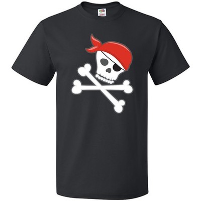 Inktastic Pirate Skull And Crossbones T-Shirt Pirates Ship Eye Patch ...