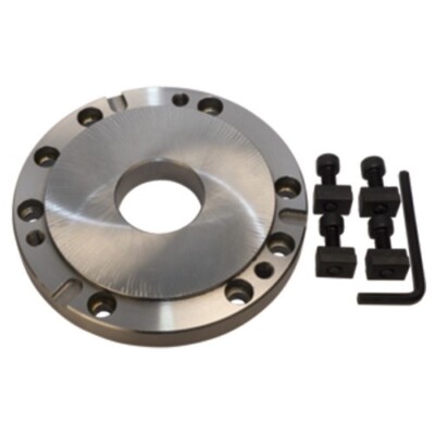 RapidHold 20" Steel Rotary Table Base Plate for Scroll Chucks 7.677 ...