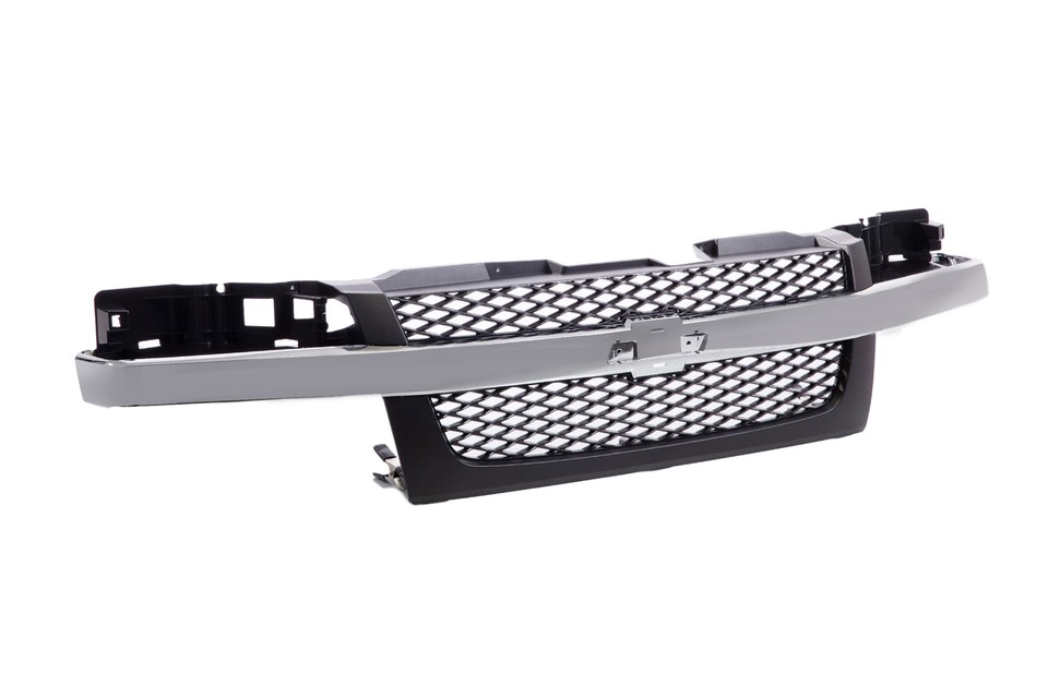 Grille w/Chrome Molding Bar Fits 04-12 Chevy Colorado GM1200518 ...