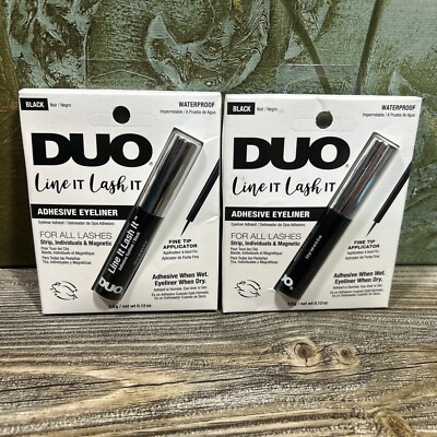 DUO Line It Lash It 2 in 1 Waterproof Eyeliner & Lash Adhesive (Black ...