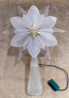 2011 Hallmark Wonder & Light Glowing Snowflake Tree Topper NIB | eBay