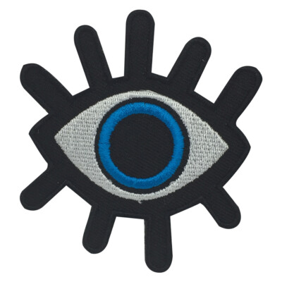 Evil Eye Embroidery Iron on Sew on Patch Badge For Clothes 6.5 X 7 CM ...