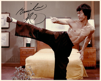 Bruce Lee Enter the Dragon 1970's autographed 8x10 Photo reprint | eBay