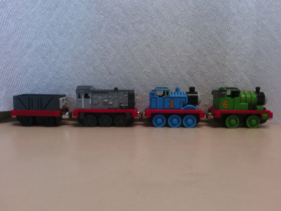 Thomas and Friends Take-Along Percy Dennis Troublesome Truck Bundle ...