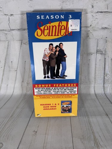 Seinfeld Season 3 (DVD, 2004, 4-Disc Set) Jerry Larry George Elaine Kramer NIP | eBay