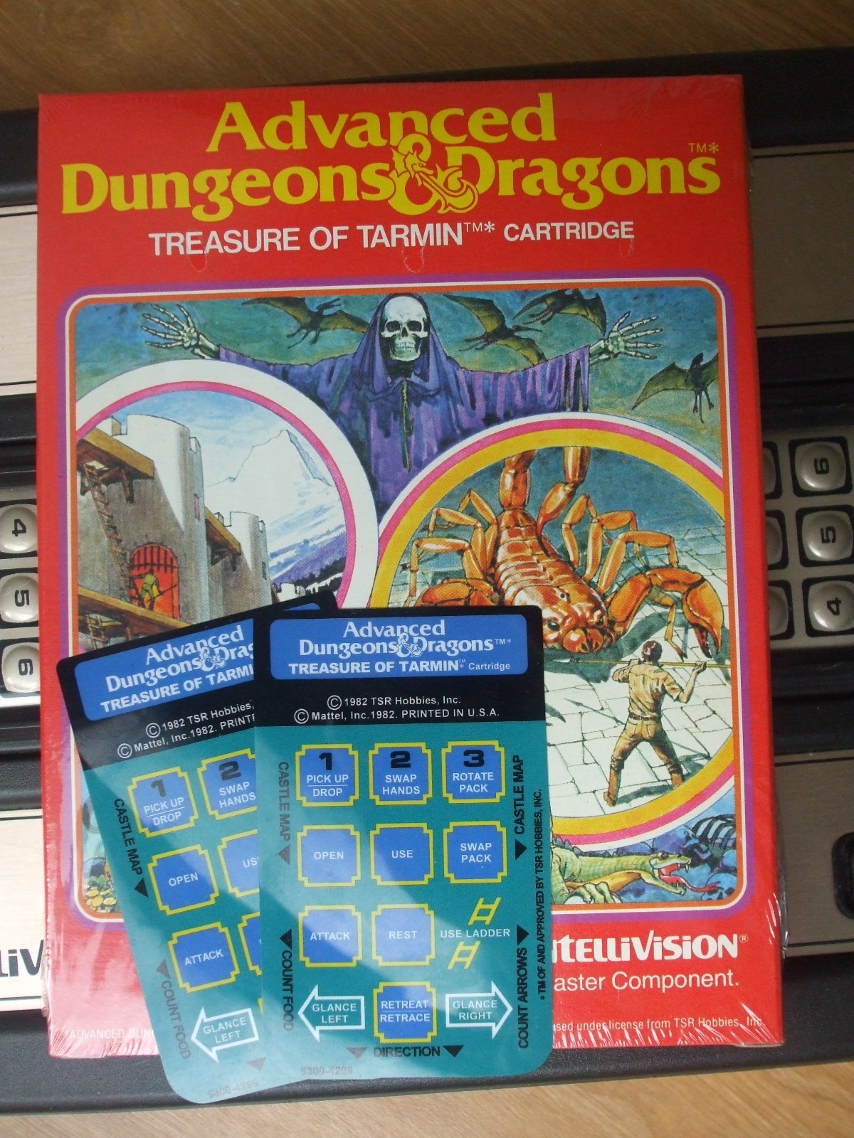 NEW ADAD DUNGEONS &DRAGONS TREASURE TARMIN OVERLAYS INTELLIVISION GAME ...