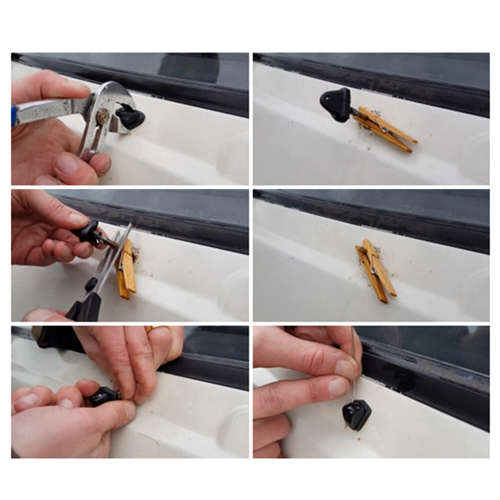 For VW T25 T3 Vanagon Triple Windscreen Washer Jets Front Rear Window ...