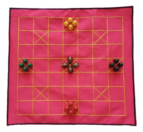 Traditional Chausar, Chopad, Parcheesi, Pachisi, Pagade, Thayam, Ludo ...