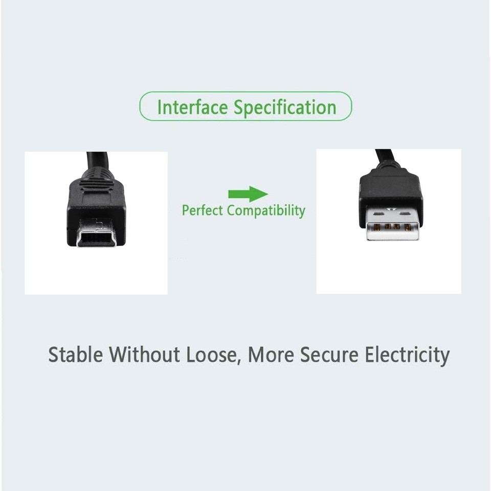 5ft USB Charger Cord Cable for Zoomer Robot Dog Kitty & Boomer Robot ...