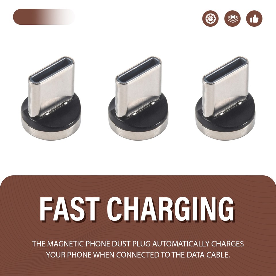 7Pin Type C Magnetic Plug Tips Fast Charging Cable Adapter for Magnetic ...