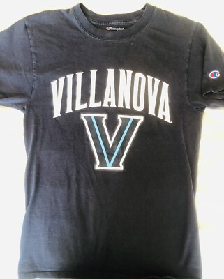 Vintage Villanova - Men’s Champion T Shirt - Size Small | eBay