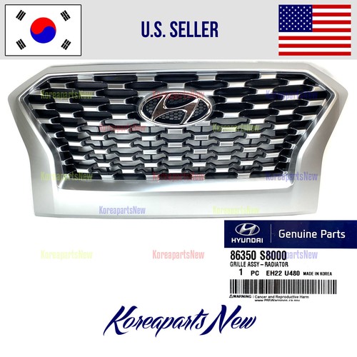 Front Bumper Upper Grille ⭐GENUINE⭐ 86350S8000 fits Hyundai Pallisade ...